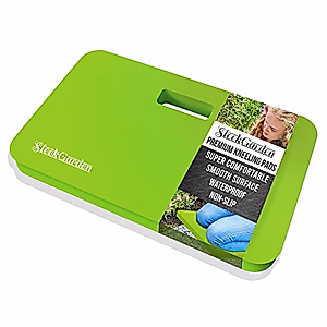 Sleek Garden Premium Thick Kneeling Pads Bath Floor Kneeler for Baby, Knee Pad Cushion for Pool | Thickest, Most Comfortable Foam Mat Kneeler for Yoga & Exercise,Waterproof (12.5"x17.8"x2, Green)
