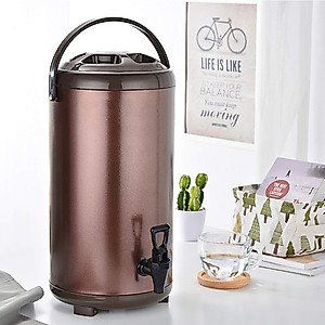 Tslinc 4 Sets Replacement Cooler Faucet, BPA-Free Water Dispenser Tap Set Reusable Spigot Spout Water Beverage Lever Pour Dispenser Valve Water Crock Tap (2 Black and 2 White)