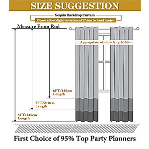 Sequin Curtains 2 Panels 2FTx8FT Orange Glitter Sequin Backdrop Curtains Orange Sequin Photo Backdrop Sequin Window Curtains Wedding Party Background Drapes (2FTX8FT, Orange)…