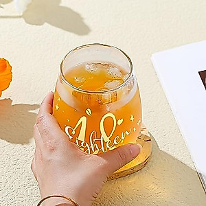 Yalucky 18th Birthday Gifts For Women Wine Glass Gift Idea 18 Years Old Party Decorations 18th Anniversary Wedding Drinking Present For Wife Her Friend Ladies Mom Auntie Daughter Sister