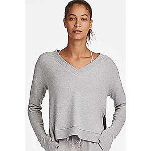 Alala Women's Wander Sweatshirt (X-Small, Grey Rib)