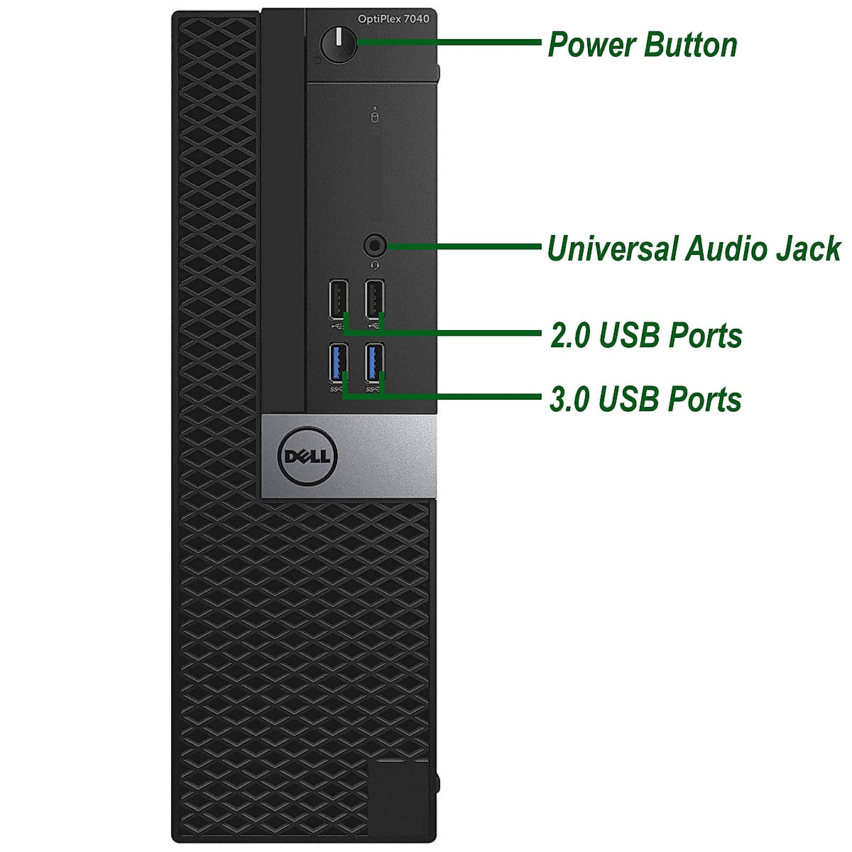 Dell OptiPlex 7040 Small Form Computer Desktop PC, Intel Core i5 6500 3.2GHz Processor, 8GB Ram, 256GB NVMe SSD, Keyboard & Mouse, WiFi | Bluetooth, HDMI, Windows 10 Professional (Renewed)