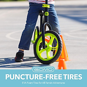 GOMO Balance Bike 2 Year Old, Toddler Bikes 18 Months to 5 Years Old - Balance Bike for 3 Year Old w/Footrest, Soft Grips,Flat Free Tires, Easy Assembly, Push Bike - Toddler Bikes 3-5