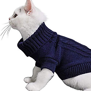 Dog Clothes for Small Dogs Girl Dress Cat Sweater Puppy Sweatshirts Warm Custume for Small Dogs Coat Winter for Small Dogs Jacket Pet Clothes