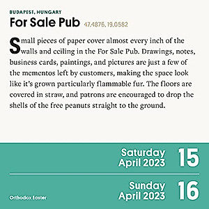 Atlas Obscura Page-A-Day Calendar 2023: 365 Days of Extraordinary Destinations, Bizarre Phenomena, and Other Hidden Wonders