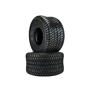 (2) 20x10.00-8 Turf Tires 4 Ply Lawn Mower and Garden Tractor 20x10x8 20x10-8