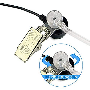 Retevis RT45 RA19 1 Pin Walkie Talkie Earpiece with PTT Mic, Compatible with Motorola T100 T107 T100TP T200TP T260 T260TP T280 T460C T465 T600 T605 T800 T5428 T6200 Two Way Radio (1 Pack)