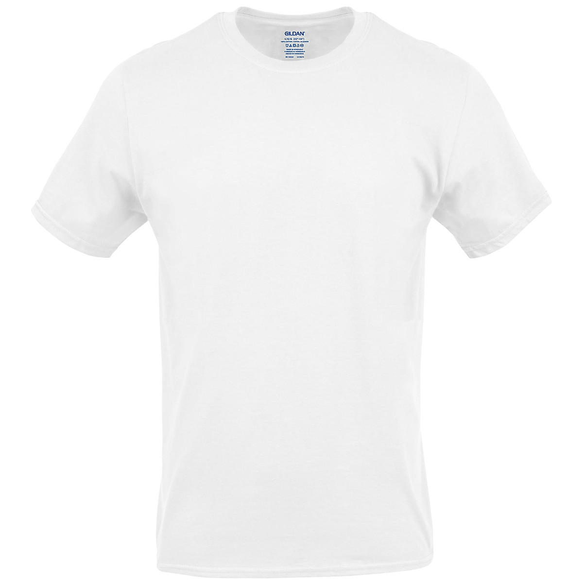 Gildan Men's Crew T-Shirts, Multipack, Style G1100, White (6-Pack), Small