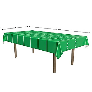 Football Decorations Backdrop Hanging Swirls and Table Cover for Birthdays Game Days Tailgating Party Supplies