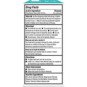 blink Tears Lubricating Eye Drops Mild-Moderate Dry Eye 25 Each,0.01 Fl Oz (Pack of 25)