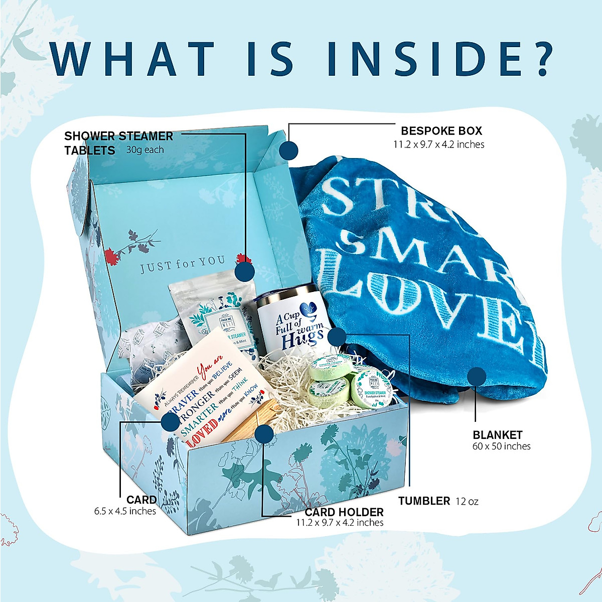 Get Well Soon Gifts for Women - Care Package for Women - Get Well Soon Gift Basket - Cancer Gifts for Women - Chemo Care Package for Women - Cancer Care Packages for Women - After Surgery Gifts