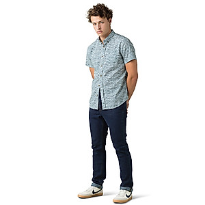 prAna Men's Zuckerfield Shirt-Slim, White, Medium