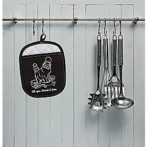 All You Knead is Love Cat Kneading Kitten Pun Baking Oven Pads Pot Holder with Pocket (All You Knead is Love)