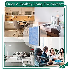 Asheviller MSA3/MSA3S Filter Replacement, Compatible with Membrane Solutions MSA3 and MSA3S Smart Air Purifier, 【Upgraded】3-in-1 H13 True HEPA Filter, 4 Pack