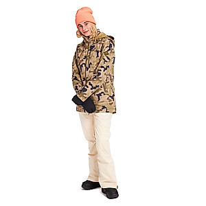 Burton Women's Standard Lelah Jacket, Martini Olive Terra Camo, Medium
