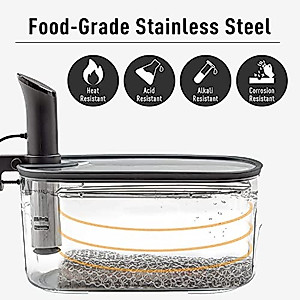 Sous Vide Weights，Stainless Steel Sinker Weights, Food Grade Sous Vide Mesh, Keeping Food Submerged, Evenly Cook Food Sous Vide Cooking Accessory Perfect for Safe Cooking