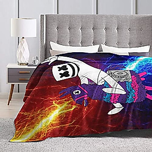 WKSFHCSG Blanket Flannel Picnic Throw Blanket All Season Plush Decor Sofa Comfort Warm Throw Teens Adults Blanket for Bed Living Room 50'' x 40'' -1