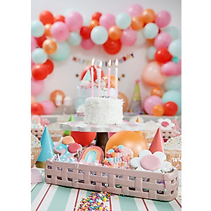 Mud Pie Woven Cracker Dish, Pink, 2" x 12"