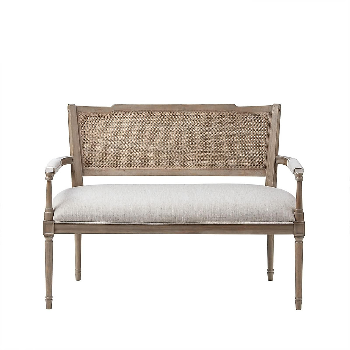 Dsnyu Solid Wood Arm Chair, Living Room Chair Modern Accent Seating Beige Comfy Home Furniture 25" Lx47.25 Wx35 H