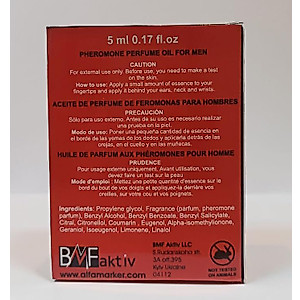 ALFAMARKER Pheromones for Men - Pheromone Oil Perfume for Men 5 ml - Pheromone Cologne for Men Dropper Botle 5 ml