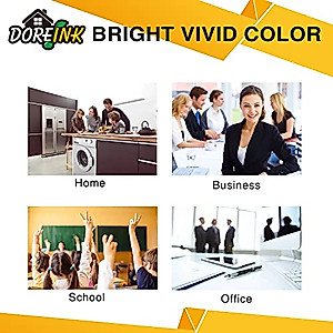 DOREINK 940 940XL Compatible for HP Ink Cartridge High Yield Work with Officejet Pro 8500 8500A 8000 Plus Machine A910a A909a A809a A811a A909g Printer (3 Black 1 Cyan 1 Megenta 1 Yellow, 6 Pack)