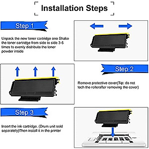 Neoa (1-PK,Black) TN580 TN-580 Compatible High Yield Toner Cartridge Replacement for Brother HL-5240 5250DN/DNT 5270DN 5280DW 5350DN/DNLT 5370DW/DWT 5380DN MFC-8370 8460N Printer, Sold by NEODAYNET.
