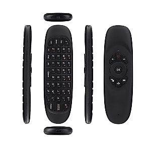 BIFANS Smart Remote Replacement, Fly Air Mouse Multifunctional Remote with Keyboard, Mini Wireless Keyboard & Remote Control for KODI Android Box HTPC IPTV PC Pad Xbox 360 (G64)