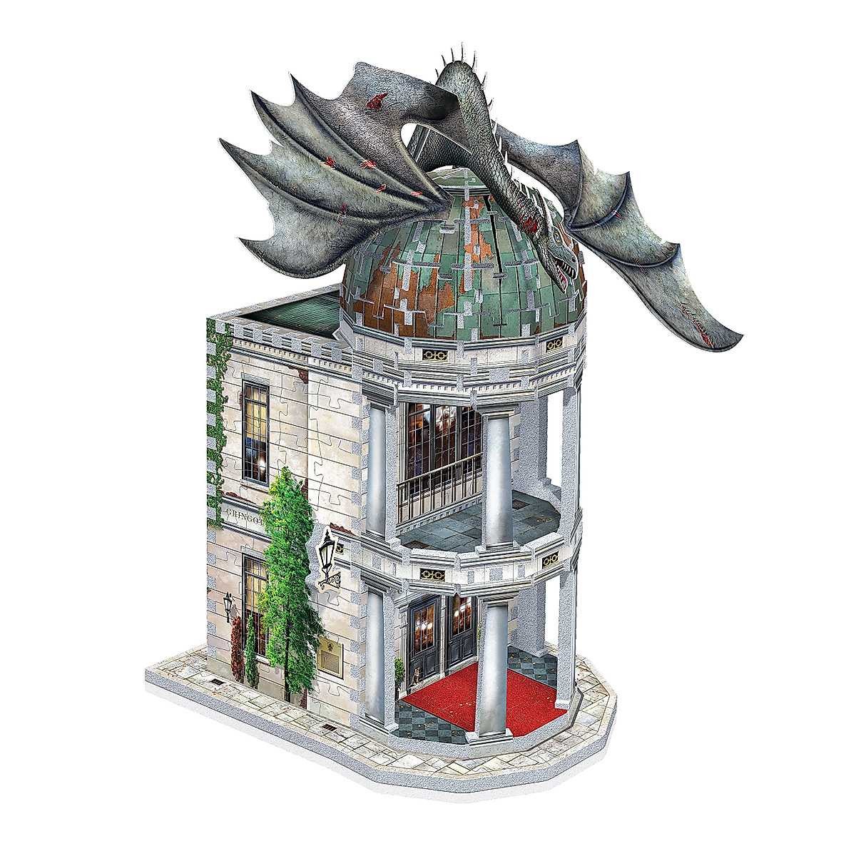 Wrebbit3D Harry Potter 3D Puzzle Model of Gringotts Bank | Diagon Alley Collection | A Mystical Journey of 300 Pieces for Witches, Wizards, and Muggles