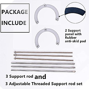 Undermount Sink Brackets, 304 Stainless Steel Undermount Sink Mounting Brackets for Kitchen and Bathroom, TUTULOO New Undermount Sink Support(15.7 to 27.5 inch)2pcs