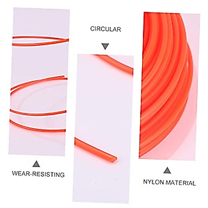 2pcs Trimmer Square Tool Nylon Rope Mower Trimmer Nylon Trimmer Spool Fence line Mower Cords Mower Trimmer Line Nylon Simple Mower Parts Brush Cutter Electric Wire to Rotate