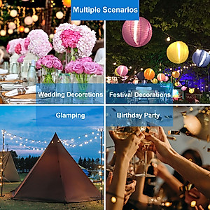 Elevens String Light Pole - A Set of 2, Patio Light Poles with Arc Shaped Hooks, Outdoor Light Poles for Outside String Light, Perfect for Garden, Backyard, Party, Wedding, Birthday Decoration (Black)