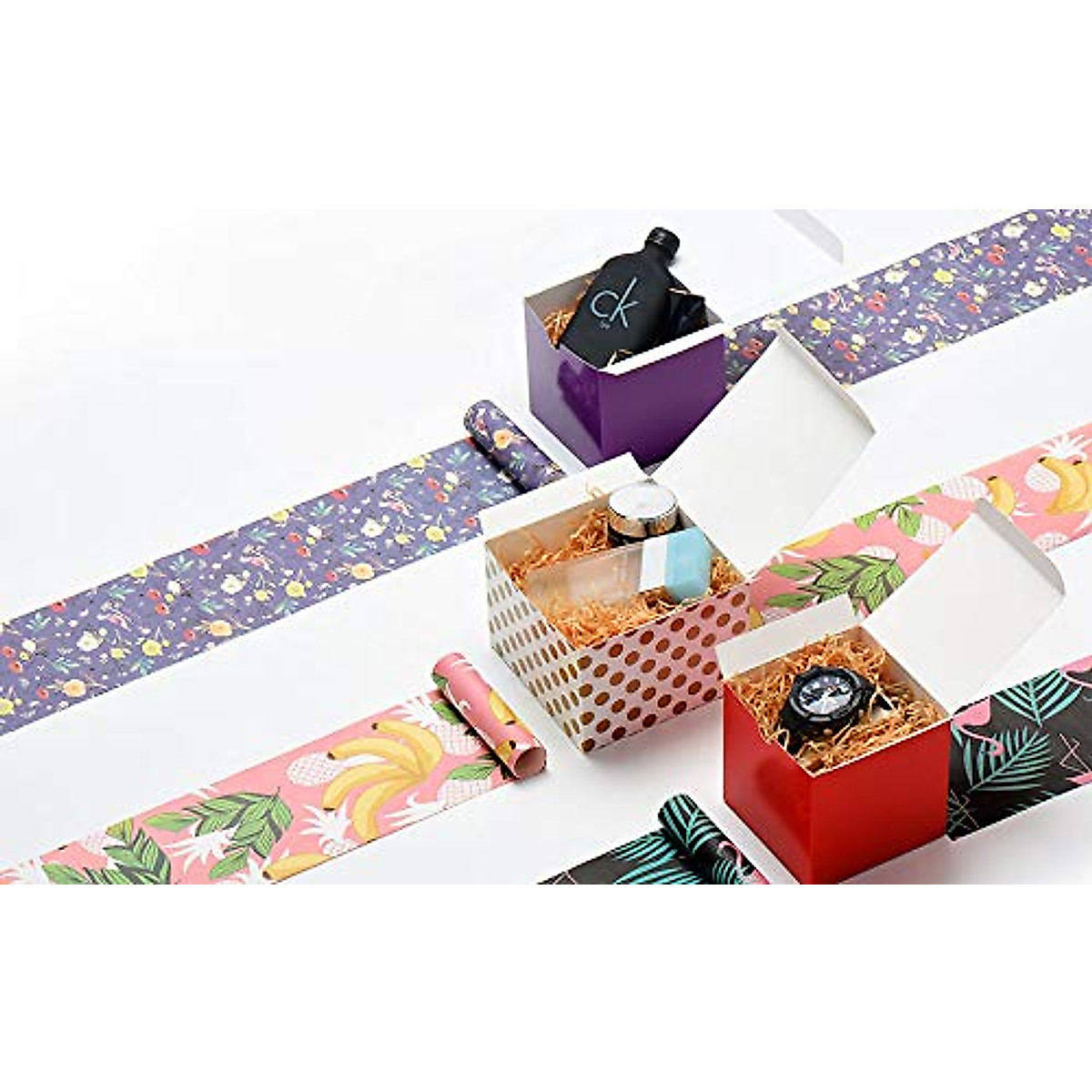 Mesha 6x6x4'' White Gift Boxes, 50 Pack Easy Assemble Bridesmaid Proposal Box, Recycled Paper Small Gift Boxes For Presents With Lids ,Gift Boxes Bulk For Party Favor,Crafting ,Cupcake Boxes, Candle Boxes Packaging.