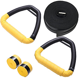 BESUNTEK Gymnastic Rings, 1102 lbs Supported Gymnastic Rings Non-Slip Exercise Rings with 11.5ft Adjustable Straps, Strength Training, Pull-Ups and Dips for Gym, Workout, Exercise, Outdoor Training
