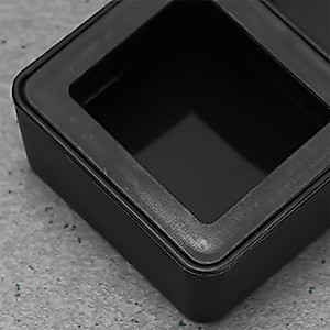 POPETPOP 4pcs Reptile Food Bowl Lizard Gecko Food Water Dish Bearded Dragon Feeding Dish Worm Plate for Small Reptile