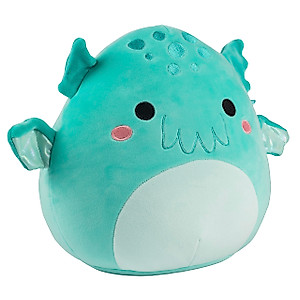 Squishmallows Original 10-Inch Theotto The Blue Cthulhu - Official Jazwares Easter Plush - Collectible Soft & Squishy Stuffed Animal Toy - Add to Your Squad - Gift for Kids, Girls & Boys