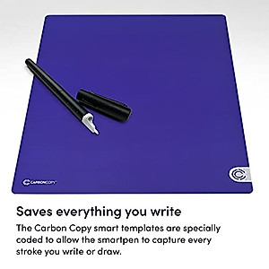 Boogie Board Authentic Blackboard Smart Pen Reusable Writing Tablet Digital Notepad – Smart Pen Stylus for Home, Office, College, Work from Home Essential for Note Taking - Letter 8.5”x 11”