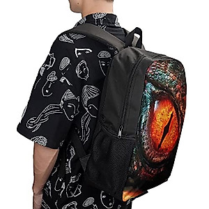 17 Inch Cool Dragon Backpack Cartoon Laptop Backpack College Bookbag Travel Bags for Teenagers