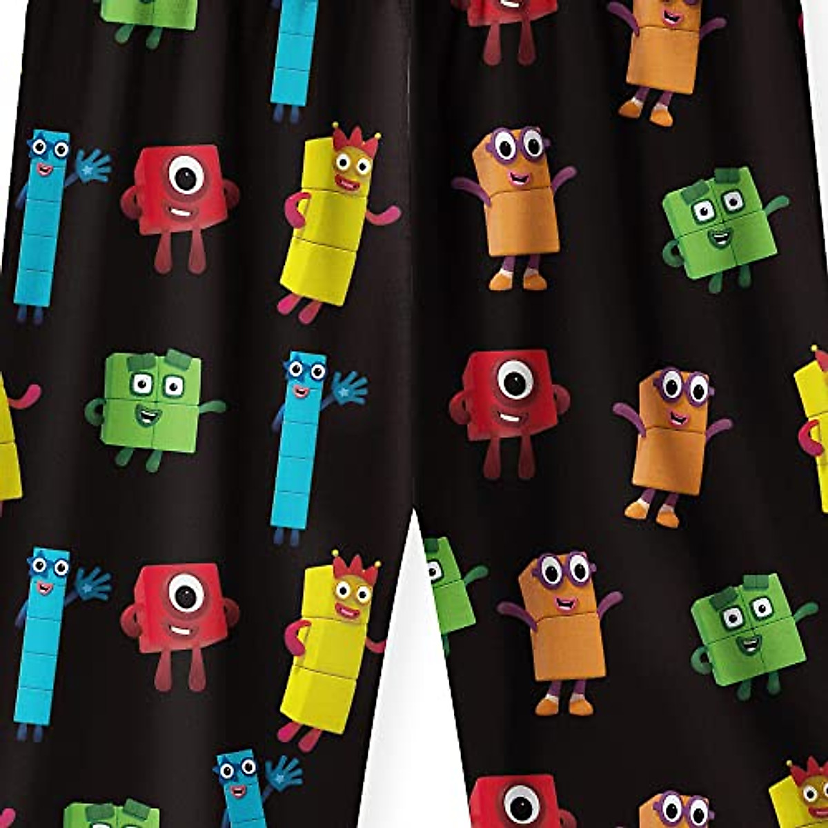 Difforever Boys Numbers Cartoon Short Shirts and Pants Sets Kids Girls Cartoon Home Daily Playwear Causal Wear for 4-8 Years