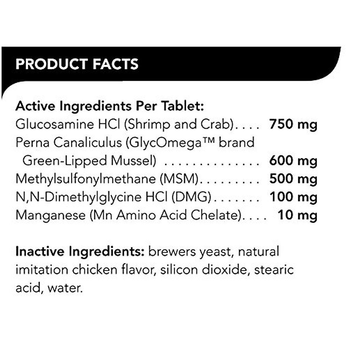 VETRISCIENCE Glyco Flex® 2 Hip and Joint Supplement for Dogs, Chewable Tablets (2 pack)