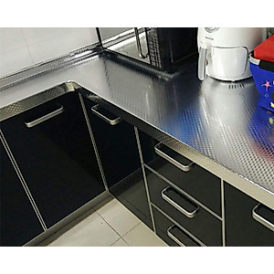 UPREDO Kitchen Stove Backsplash Sticker Waterproof Oilproof Wallpaper Peel Stick Drawer Cabinet Shelf Liners Paper 15.8inch by 9.8ft