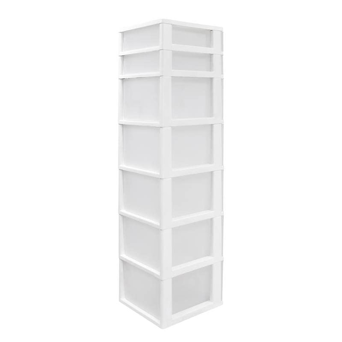 MQ Eclypse 7-Drawer Plastic Storage Unit in White