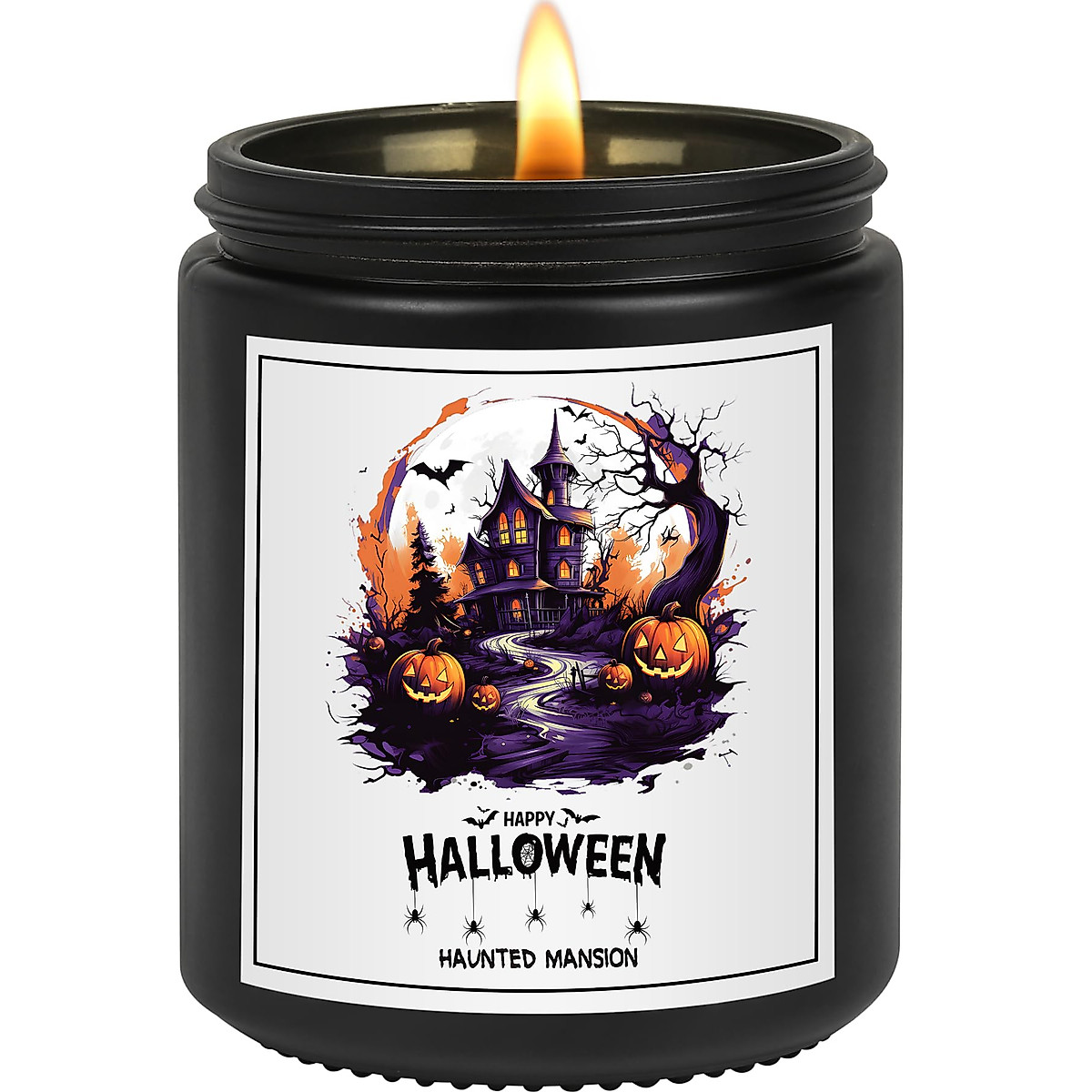Halloween Decorations, Halloween Candles Gifts, Haunted Mansion Halloween Decor, Pumpkin Spice Candles, Happy Halloween Decorations Indoor for Family Parties Friends.