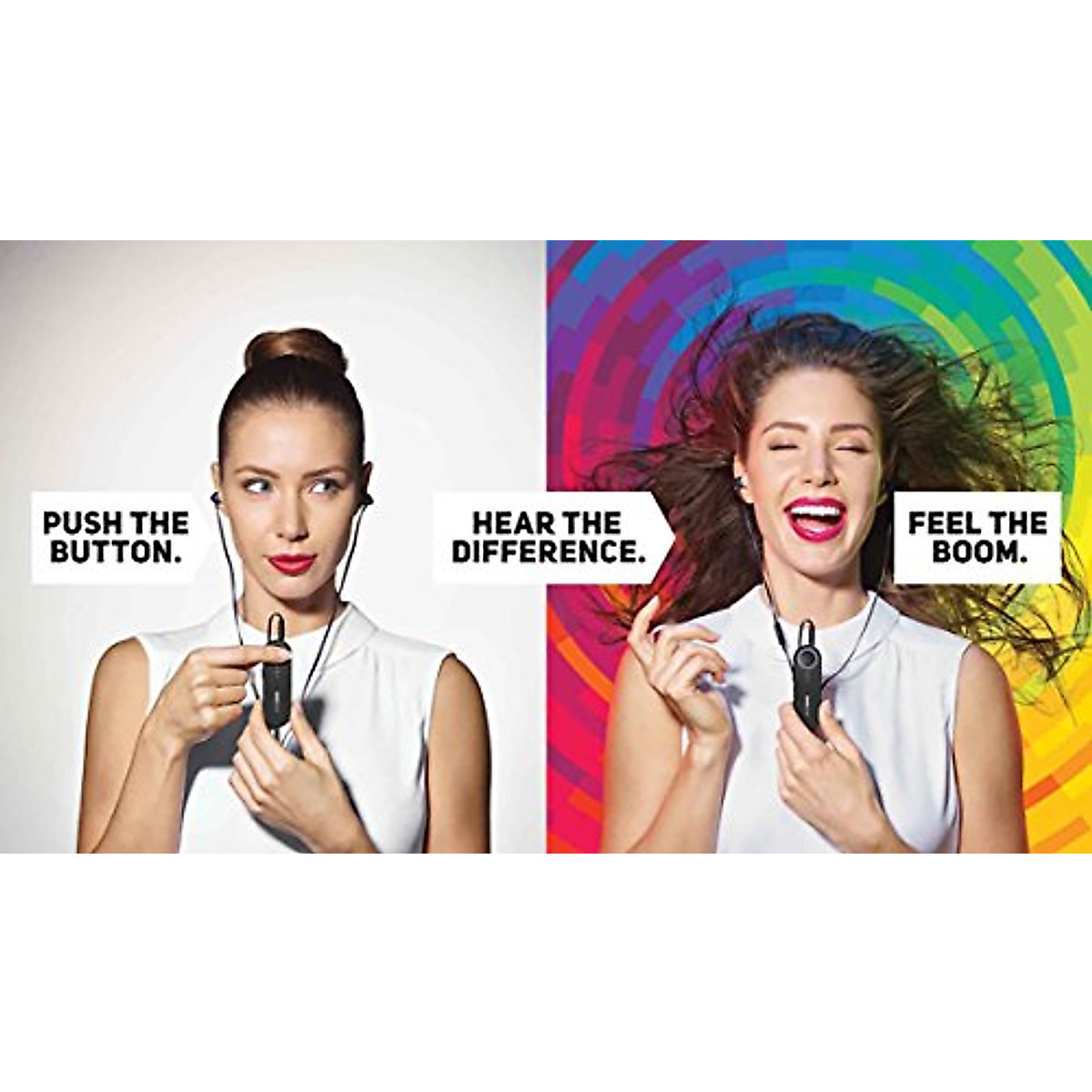 BoomCloud 360 Boomstick in-Line Wired Headphone Audio Enchancer Amp and Signal Processor - Black