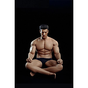 1/12 Scale Male Action Figure,6inch Male Super-Flexible Seamless Action Figure Body Doll Collection(TM02A Strong Version)