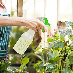 Duracare Plastic Heavy Duty Leak Free Trigger Spray Bottles with Adjustable Nozzle and Measurements - For All Purpose Cleaning Solutions, Plants, Mister, Household and Commercial Use (Set of 3, 24oz)