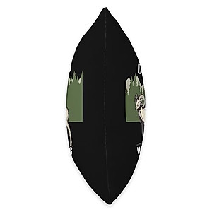 Dubois WY Graphic Dubois Wyoming Souvenir Throw Pillow, 18x18, Multicolor