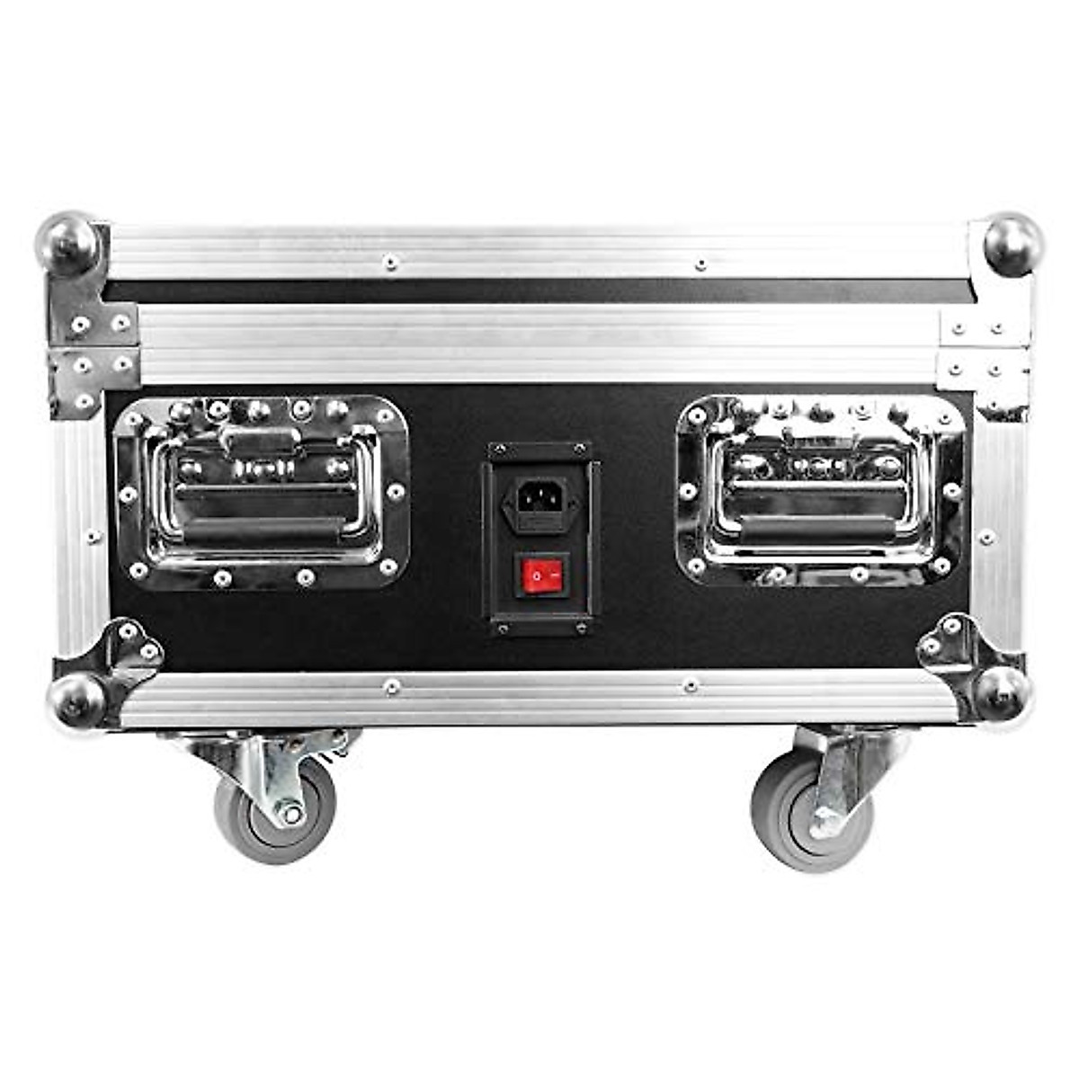 Rockville Battery PAR 50 Black, 10 Pack Rechargeable RGB Wash Lights with Charging Flight Case, Includes RF Remote, 10 Hour Battery Life, Perfect for Events, Parties & DJ Gigs