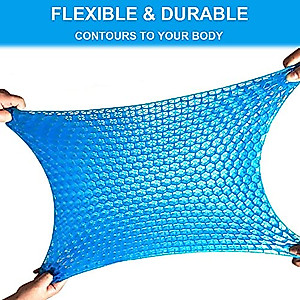 Helishy Gel Enhanced Seat Cushion - 17.5x17.5inch Extra Large Double Thick Seat Cushion with Non-Slip Cover for Tailbone Pain - Office Chair Car Seat Cushion - Sciatica & Back Pain Relief