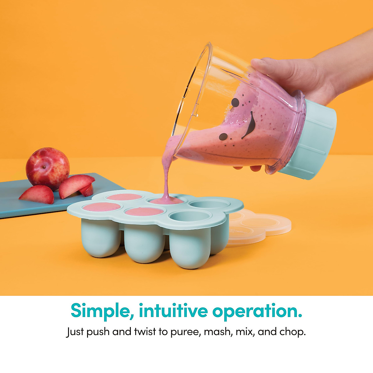 NutriBullet NBY-50100 Baby Complete Food-Making System, 32-Oz, Blue