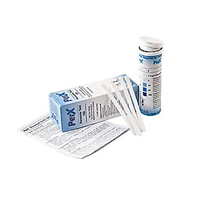 ColorKiM Hydrogen Peroxide Test Strips, Ideal for Accurate Measuring of Peroxide Level, 0-100 PPM Range (100 Test Strips)